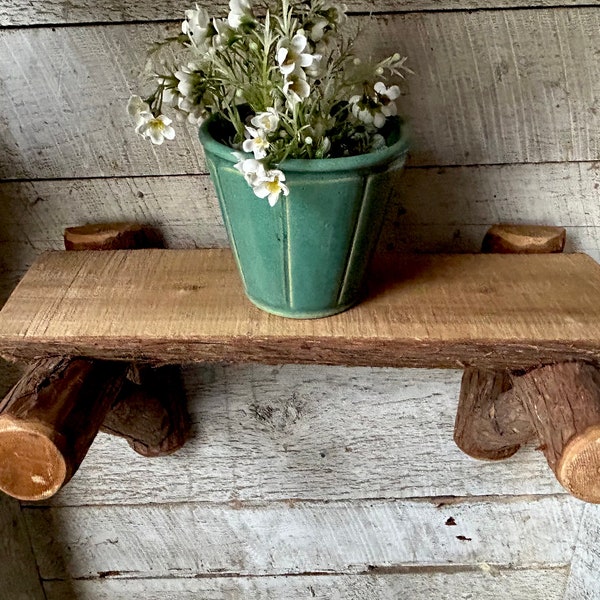 Log Shelves - Etsy