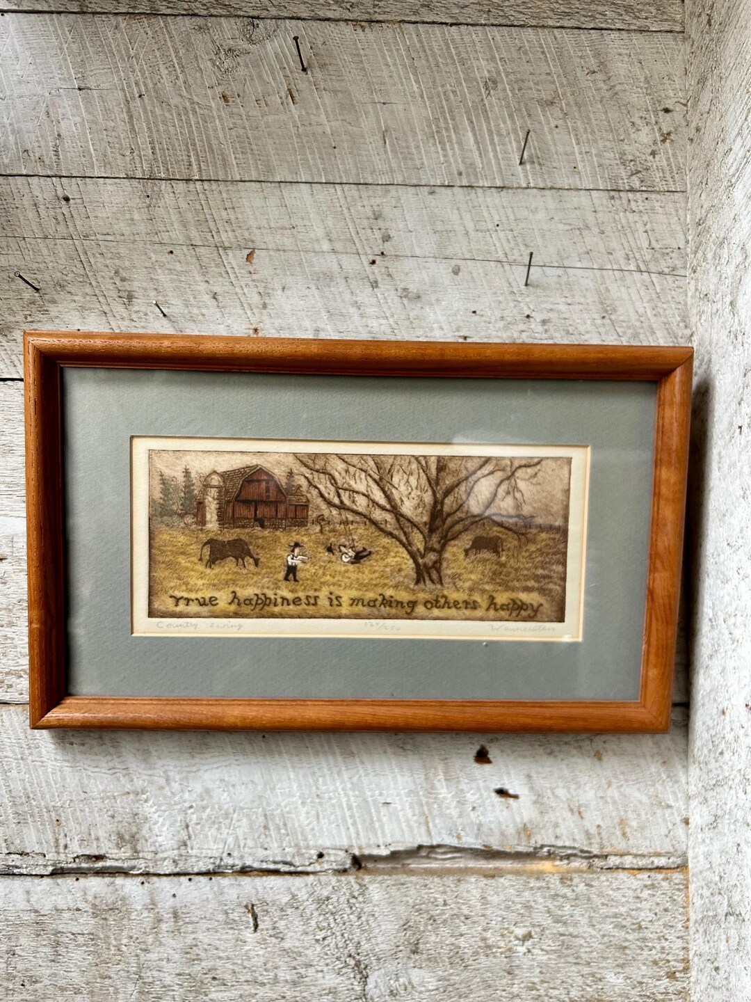 Wennersten Limited Edition Print - Amish Farm Scene Landscape - Country ...