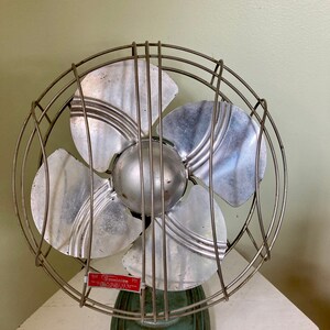 40s 50s Vintage Dominion Green for Display Only Table Fan | Etsy