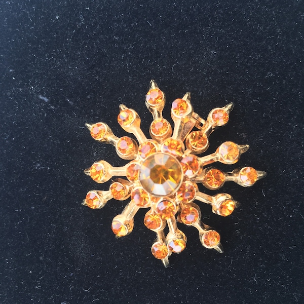 Orange Rhinestone - Etsy