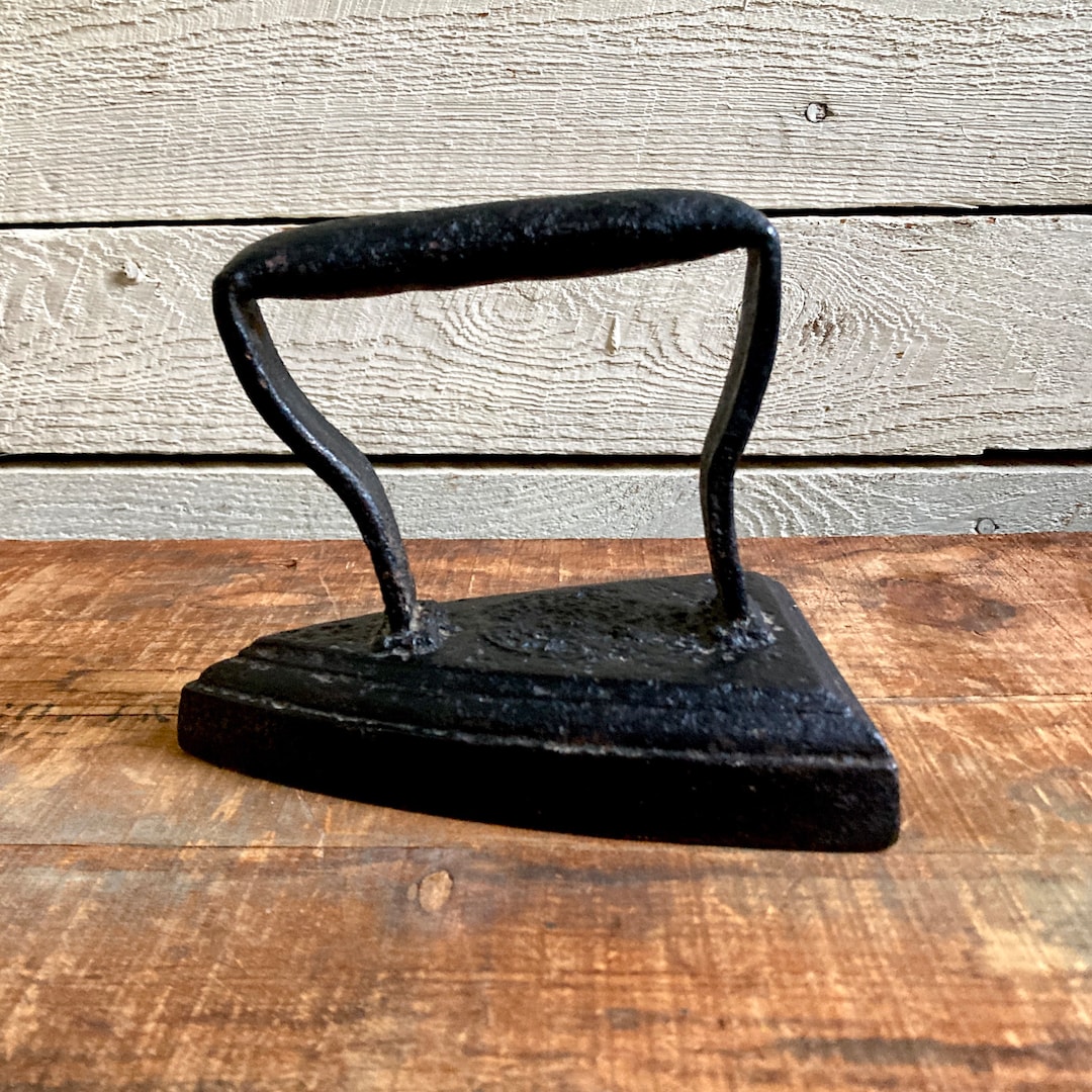 Victorian Clothes Iron Antique Farmhouse Decor - Doorstop - Paperweight ...