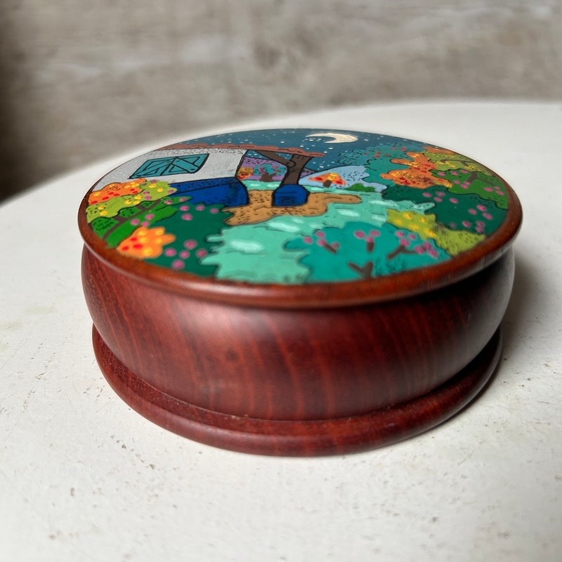 Wood Trinket Box - Etsy