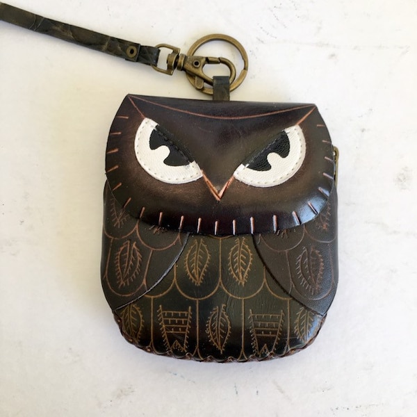 Leather Owl Purse - Etsy