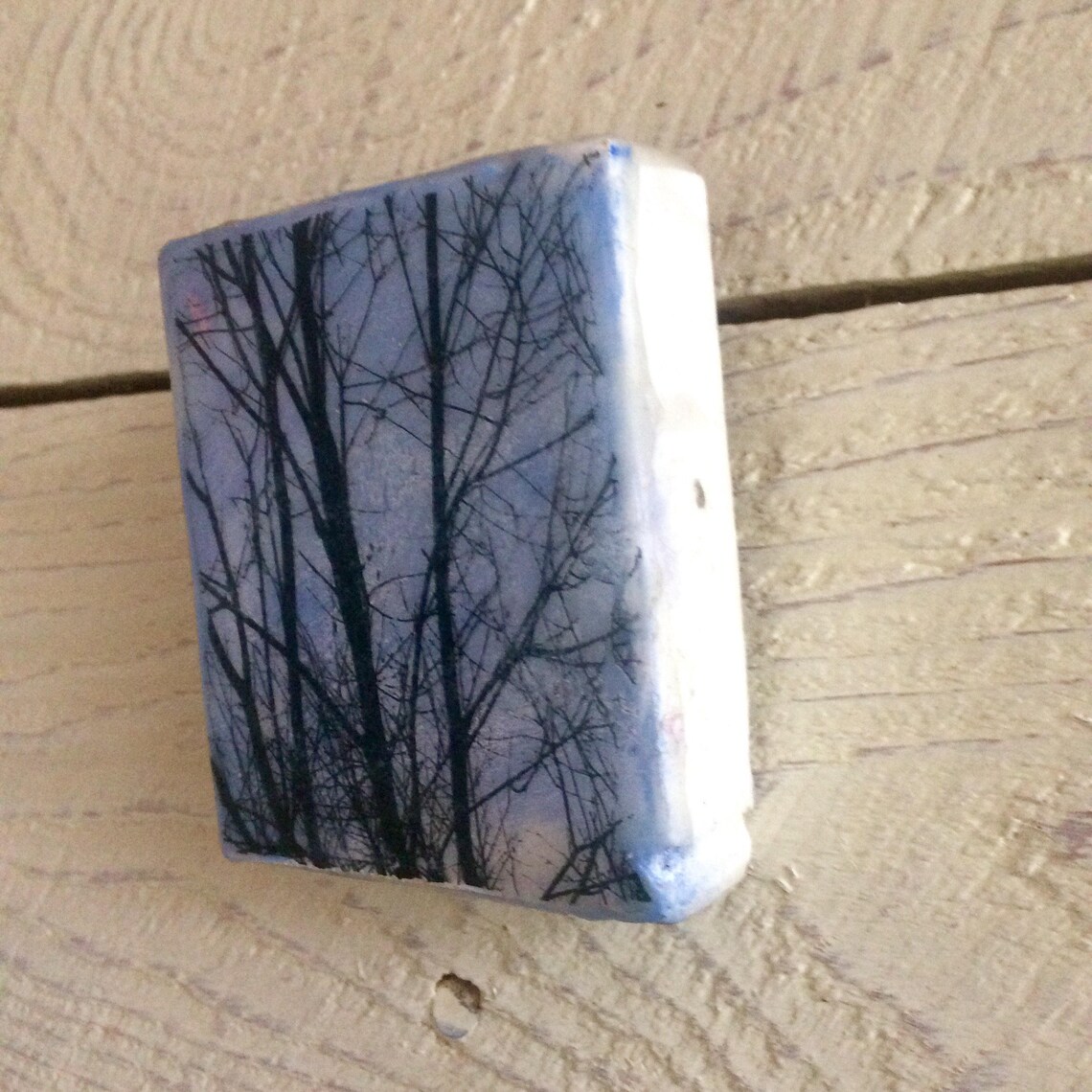 Encaustic Painting - Original Art - Photo Image Transfer - Recycled ...