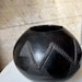 Zulu Beer Pot Ceramic Black Ware Pot Raised Design Tribal Handmade ...