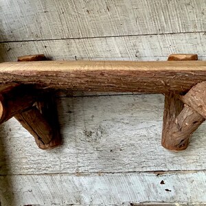Log Wood Shelf Rustic Cabin Farmhouse Handmade Wall Shelf - Etsy