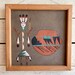 Navajo Sand Painting Yei Dancer With Pottery Native American Art Tribal ...