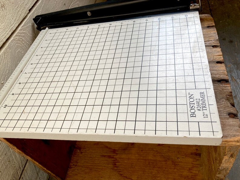 Boston Paper Trimmer Guillotine Paper Cutter 12 Paper Cutter - Etsy