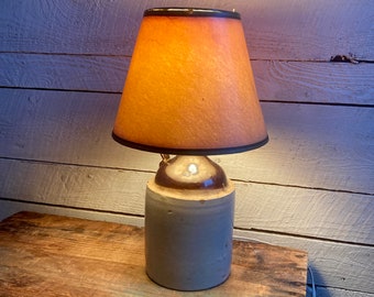 Antique Rustic Table Lamp - Etsy