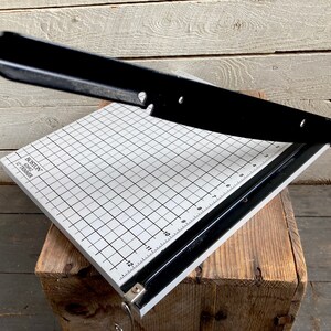 Boston Paper Trimmer Guillotine Paper Cutter 12 Paper Cutter - Etsy