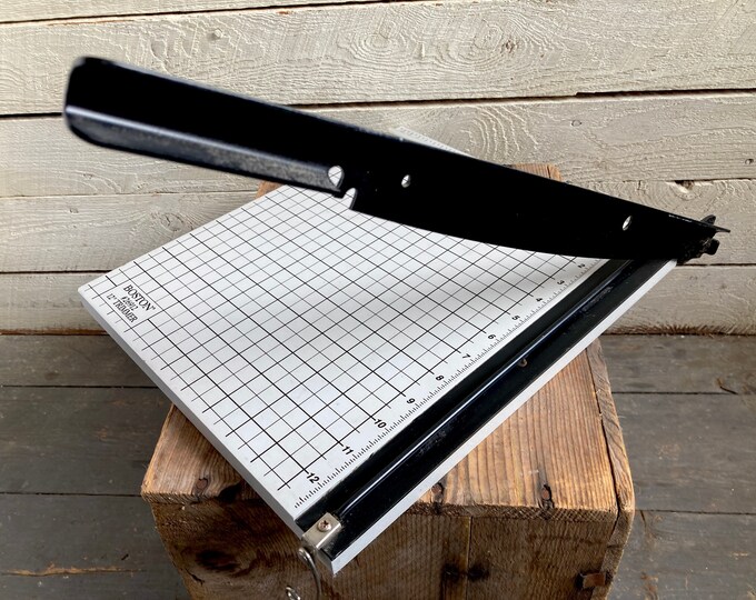 Boston Paper Trimmer Guillotine Paper Cutter, 12 Paper Cutter Trimmer ...