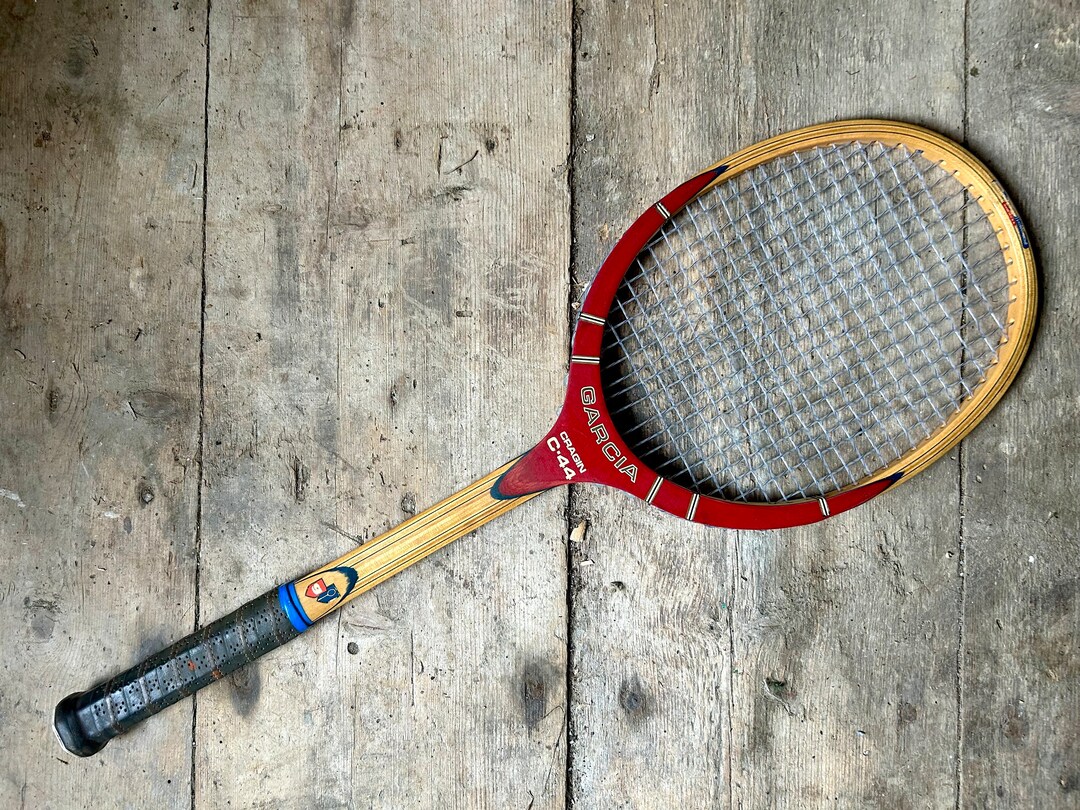 70s Wood Tennis Racquet Garcia Cragin C-44 Tennis Racquet and Vinyl Zip ...