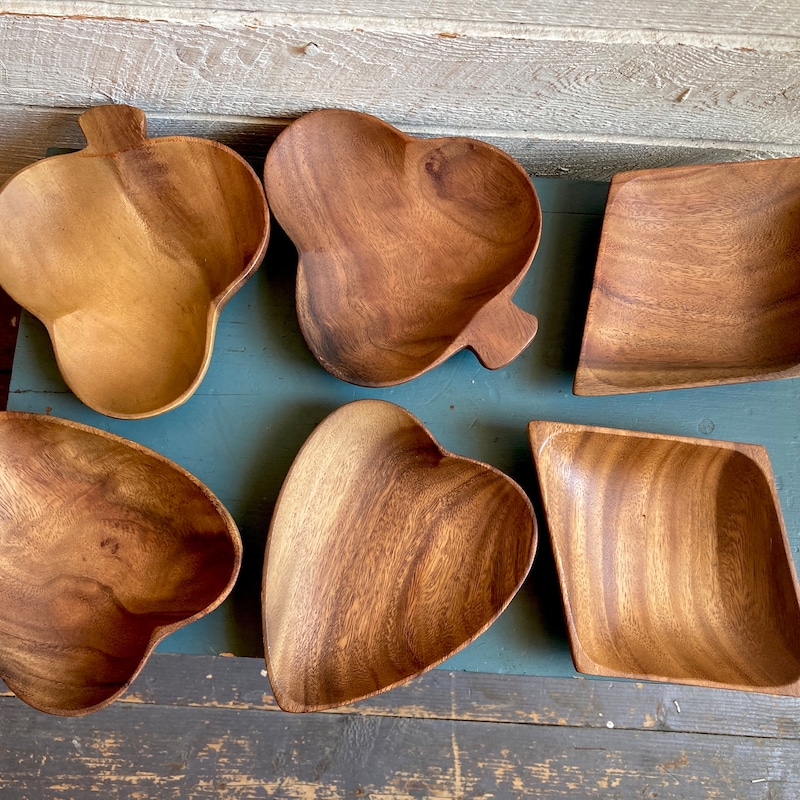 Monkey Pod Wood Bowls - Etsy