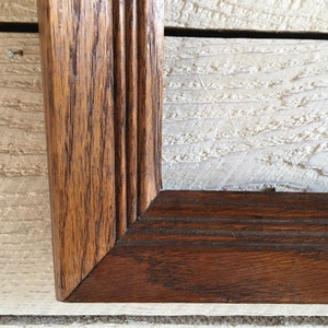 Wood Frame - Rustic - Primitive - Ribbed Picture Frame - Farmhouse ...