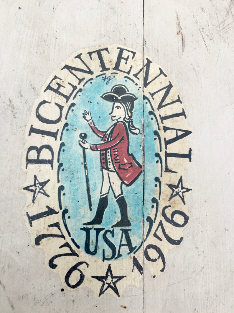 Bicentennial Wood Box Farmhouse Cheese Box Painted - Etsy