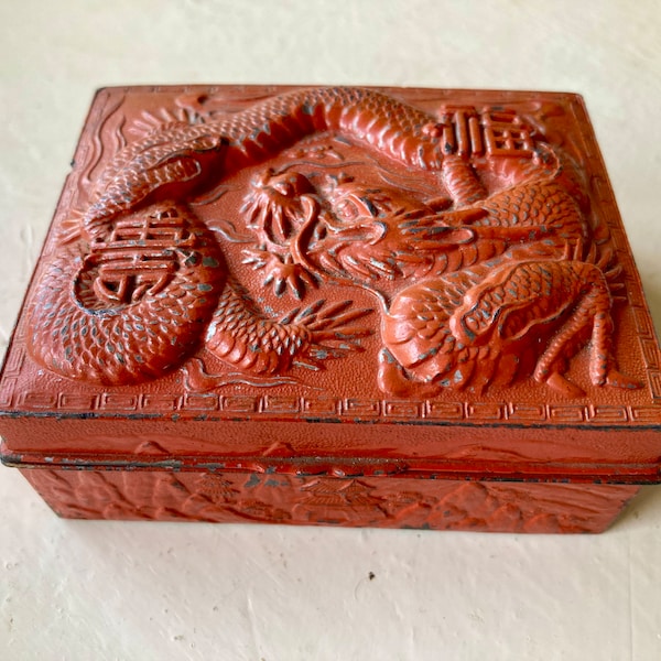 Metal Trinket Box Made in Japan - Etsy