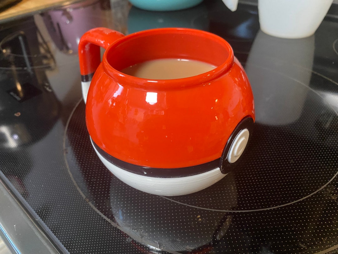 Pokeball Coffee Cup - Etsy