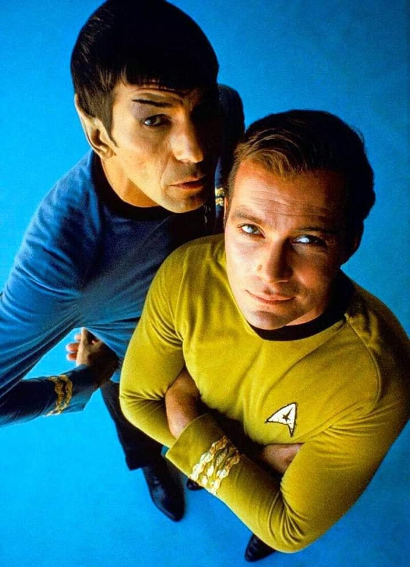 TV Show: Star Trek Captain Kirk and Mr. Spock Duo portrait | Etsy
