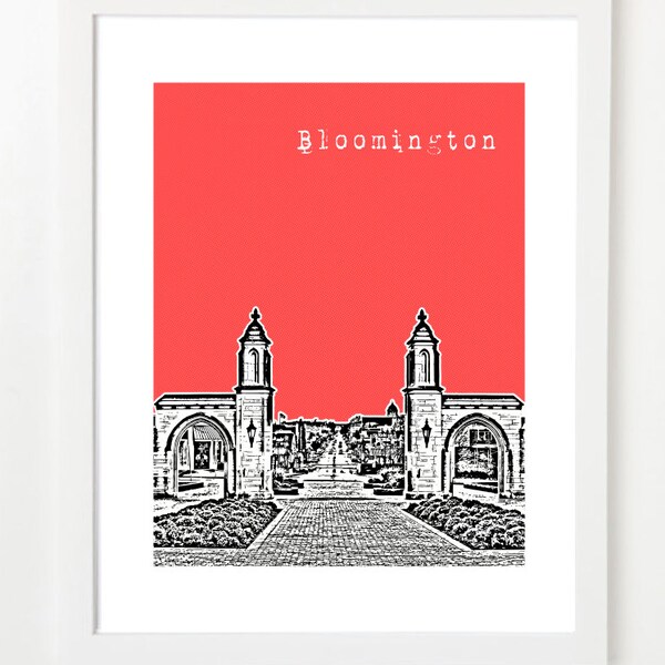 Bloomington Poster - Etsy