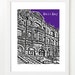 Back Bay Boston Poster Back Bay City Skyline Series Art - Etsy