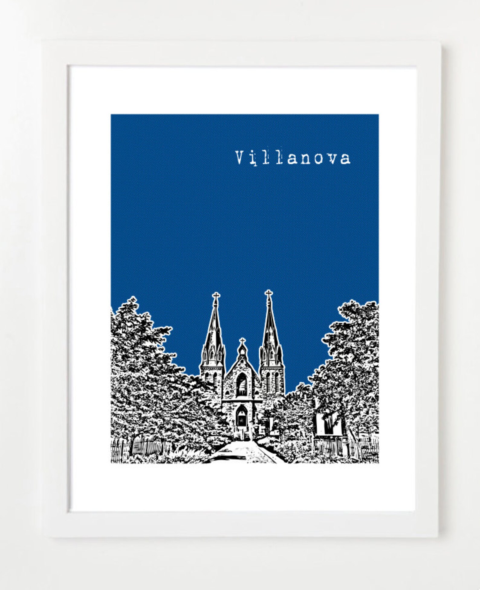 Villanova Pennsylvania Poster Villanova Art Print - Etsy