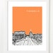 Champaign Illinois Poster City Skyline Champaign Art - Etsy