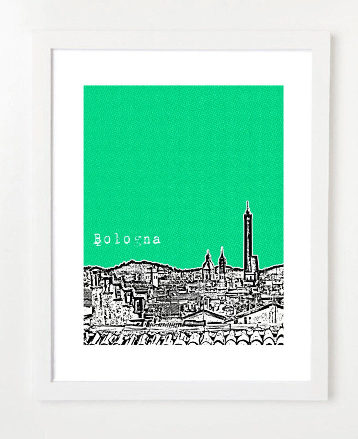 Bologna Italy Art Print Bologna Poster Italy Travel Art - Etsy