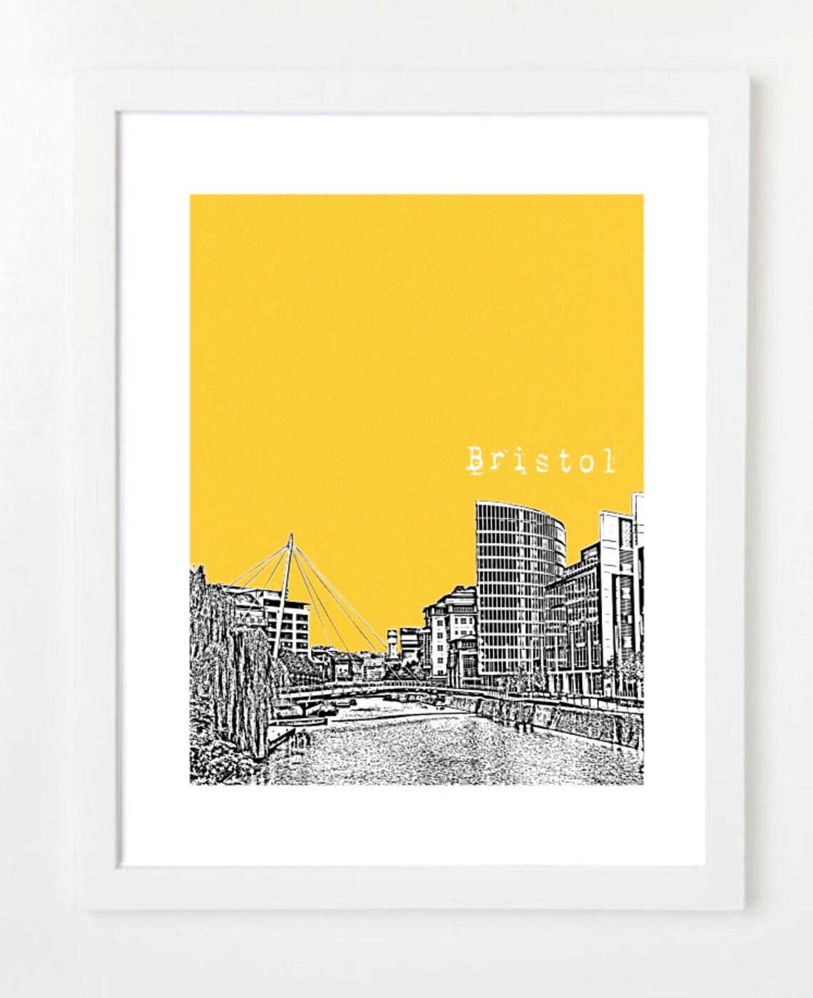 Bristol Art Print Bristol United Kingdom Bristol City - Etsy