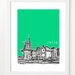 Pella Iowa Skyline Poster Pella Art Print Pella Iowa - Etsy