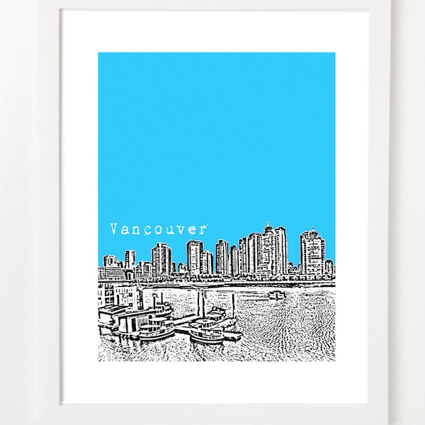 Vancouver Skyline - Etsy