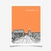 Champaign Illinois Poster City Skyline Champaign Art - Etsy