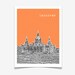 Hannover Germany Skyline Poster Hannover Art Print Gift for Husband ...