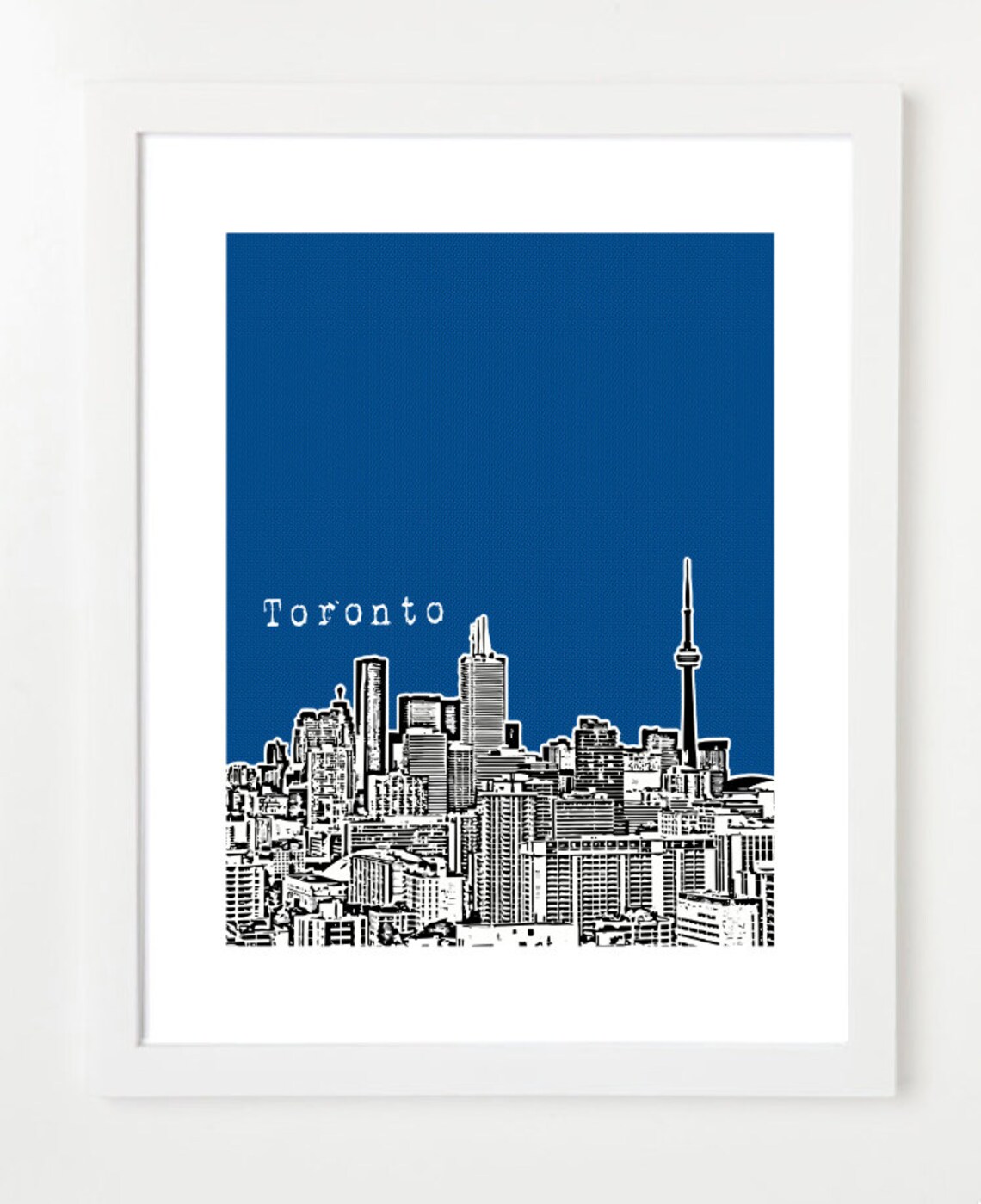 Toronto Skyline Poster Toronto Ontario Canada City Art - Etsy Canada
