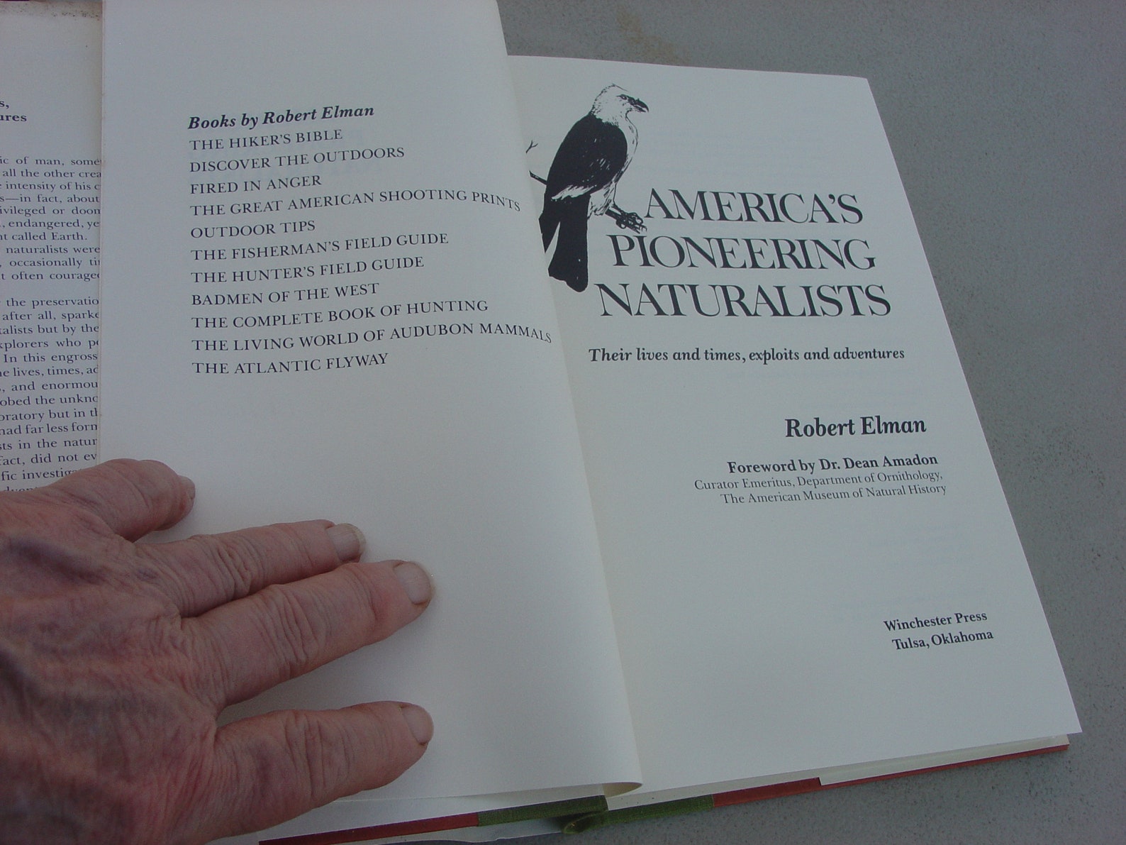 America's Pioneering Naturalists Book Robert Elman New Old - Etsy