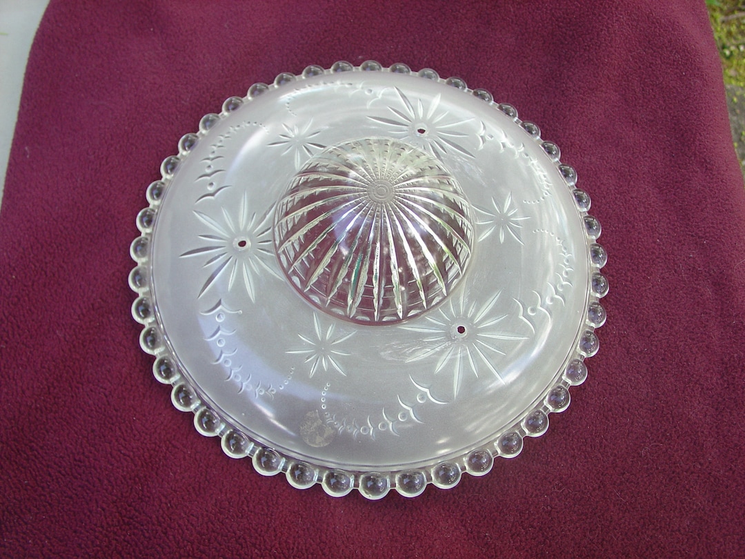 Dome Moon Stars Satin Glass Ceiling Light Fixture Pendant Globe - Etsy