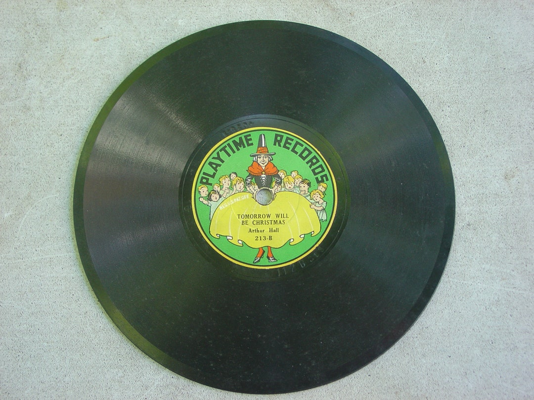 Shellac 78 Rpm Record 7 Inch Night Before Christmas and - Etsy