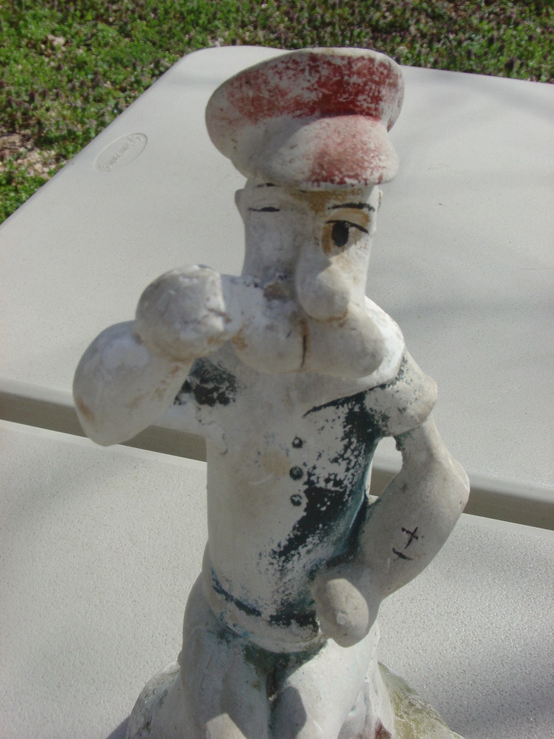 POPEYE Chalk Plaster Sculpture - Etsy