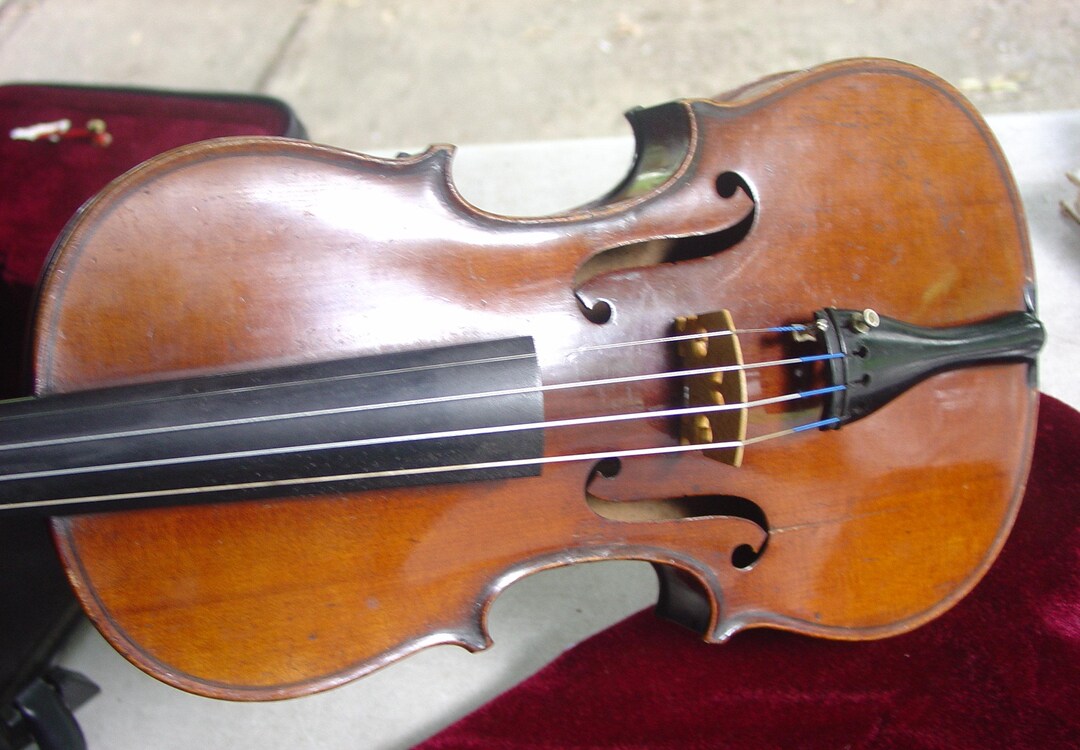 E MARTIN Antique Violin Strad Copy 4/4 Signed - Etsy