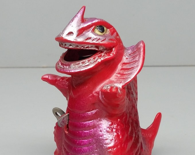 Godzilla Fire Monster Kaiju Sparking Windup Toy by Yonezawa Japan 1965 ...
