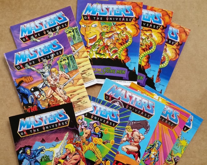 Masters of the Universe Mini Comics by Mattel 1986 - Etsy