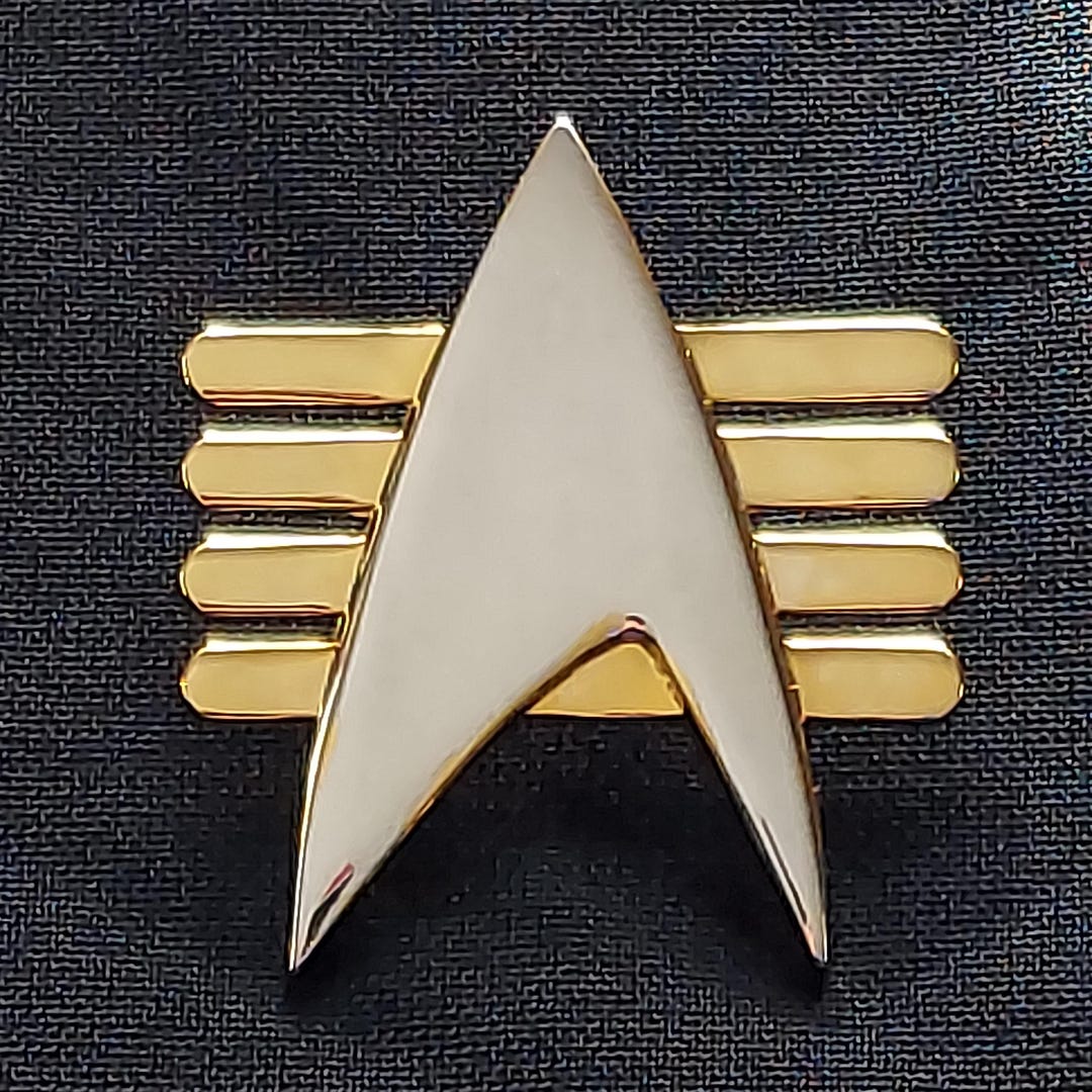 Star Trek Future Communicator Pin Badge Paramount Pictures 1990 NOS - Etsy