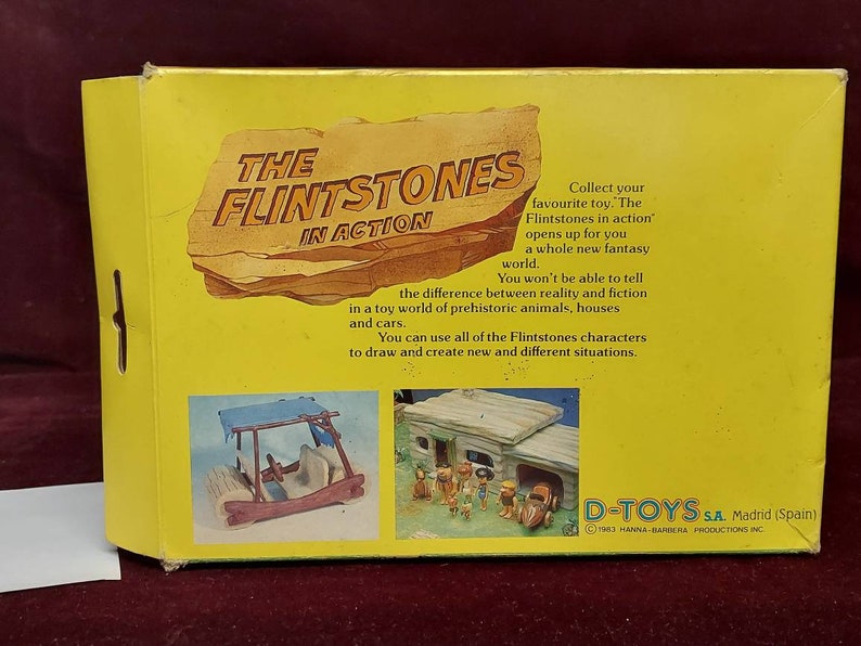 Flintstones in Action Flintmobile Vehicle by D-toys irwin - Etsy