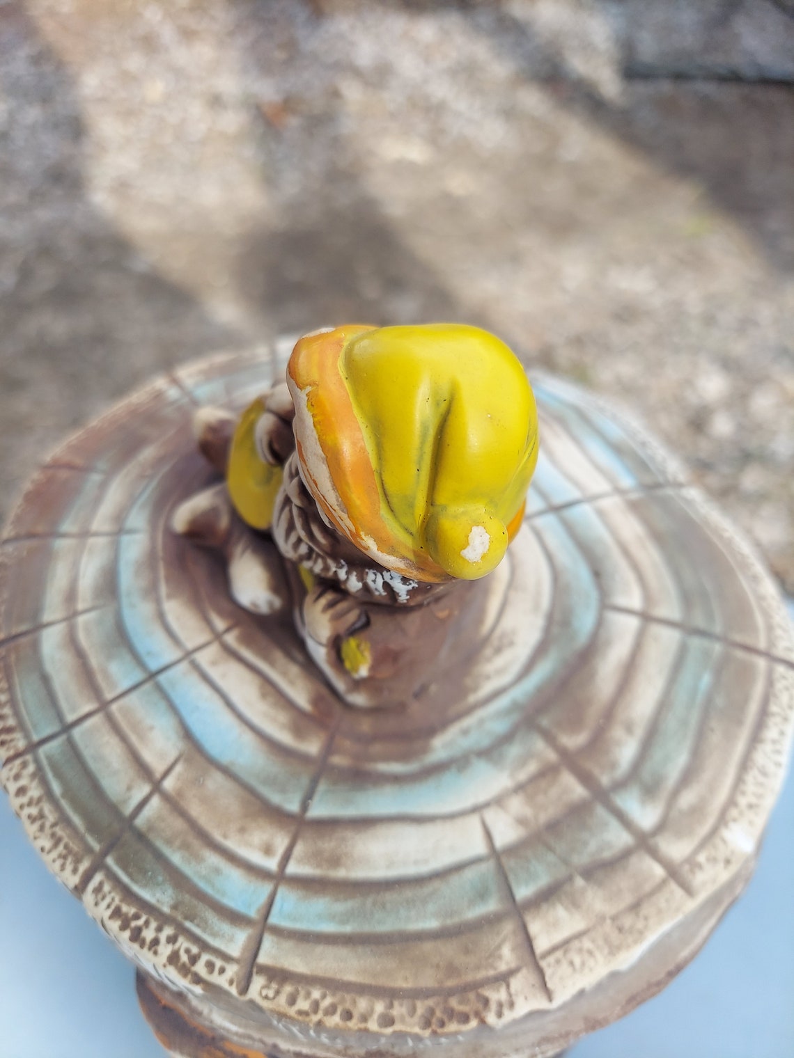 Feebler Elfs Bakery Stump Cookie Jar Canister Ceramic - Etsy