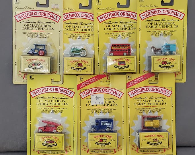 Matchbox Originals Early 1950s Style Diecast Cars - Etsy