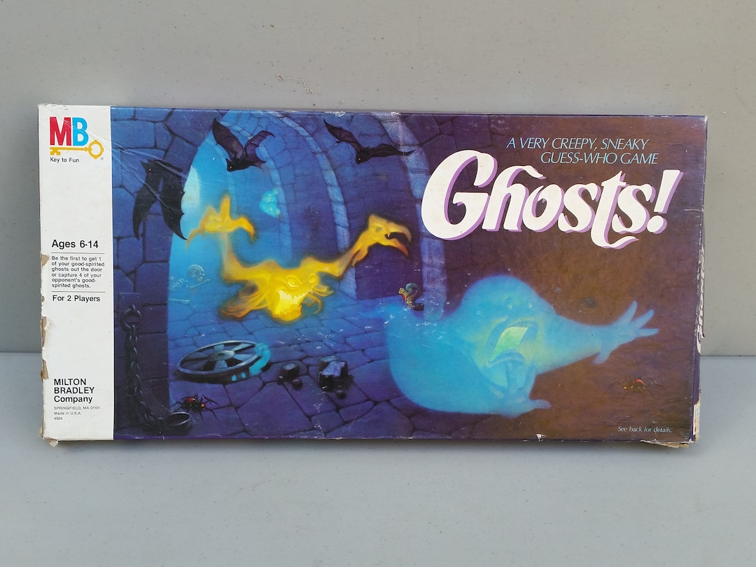 Ghosts Board Game by Milton Bradley 1980's - Etsy
