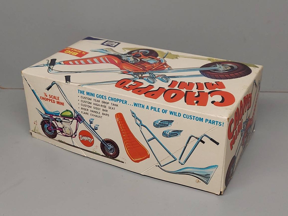Chopped Mini Motorcycle Model Kit by MPC 1970s - Etsy