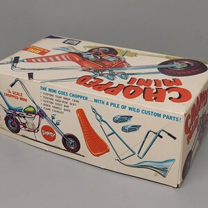 Chopped Mini Motorcycle Model Kit by MPC 1970s - Etsy