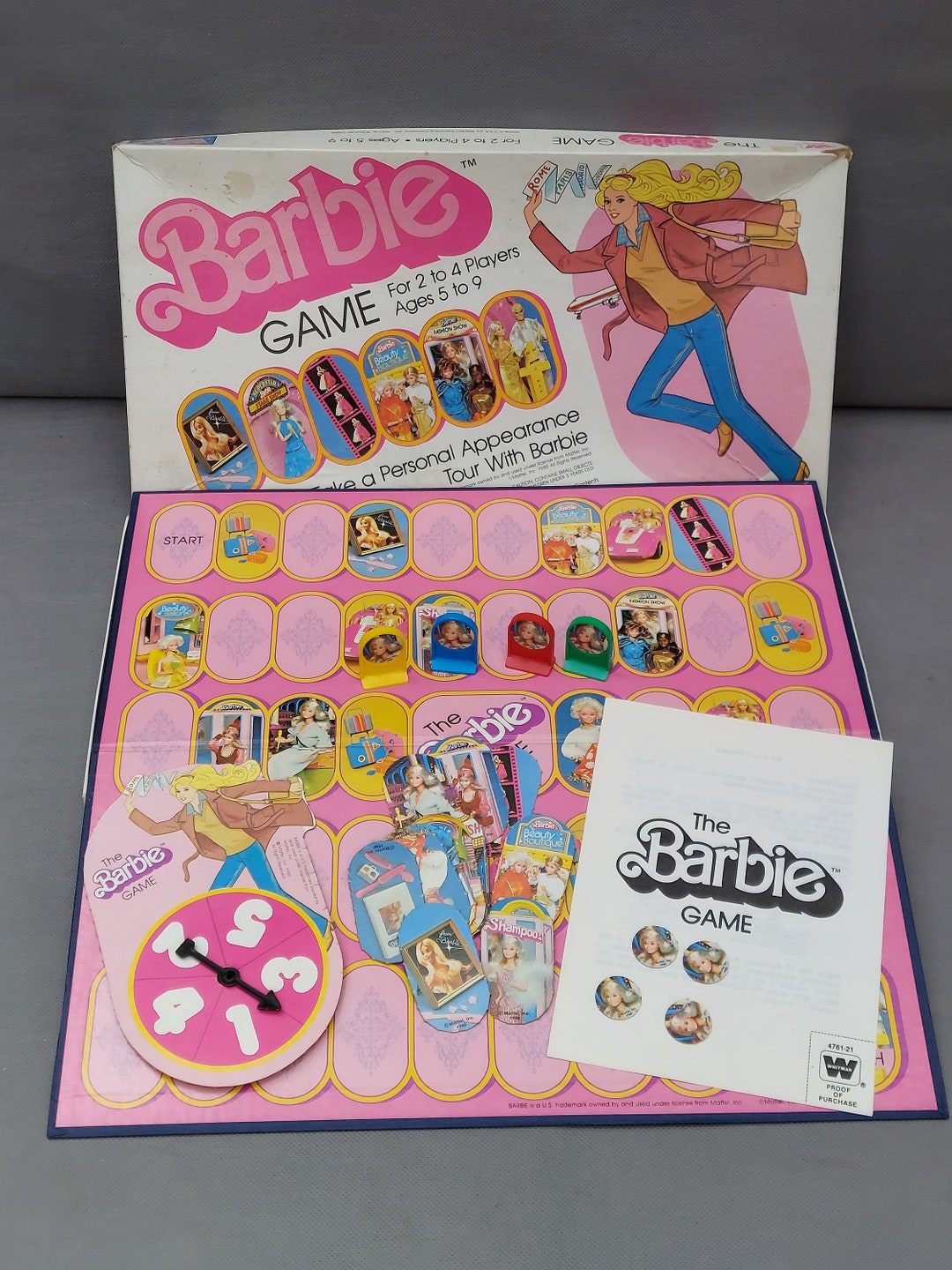 Barbie the Board Game Superstar Era 70s 80s - Etsy