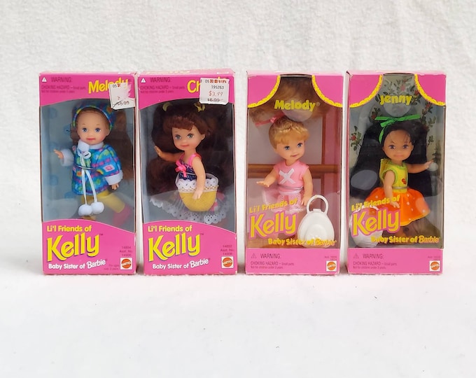 Barbie Lil Friends of Kelly Dolls 1990s - Etsy