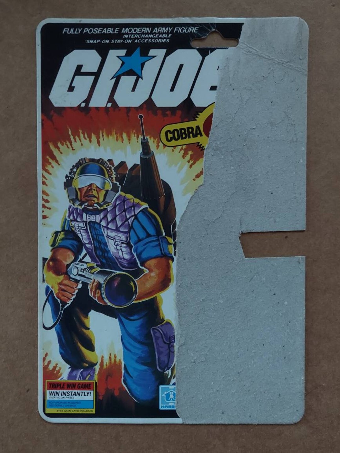 GI Joe Tele Vipers Full Card Back by Hasbro 1980s - Etsy